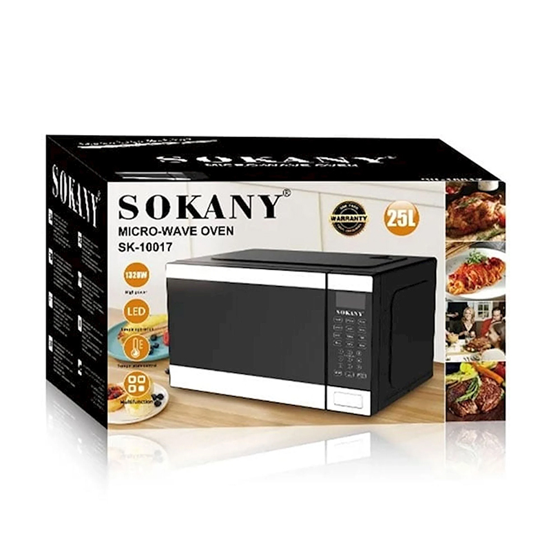 Sokany 10017 Microwave Oven 25l White 25 Liters Oven Custom Household ...